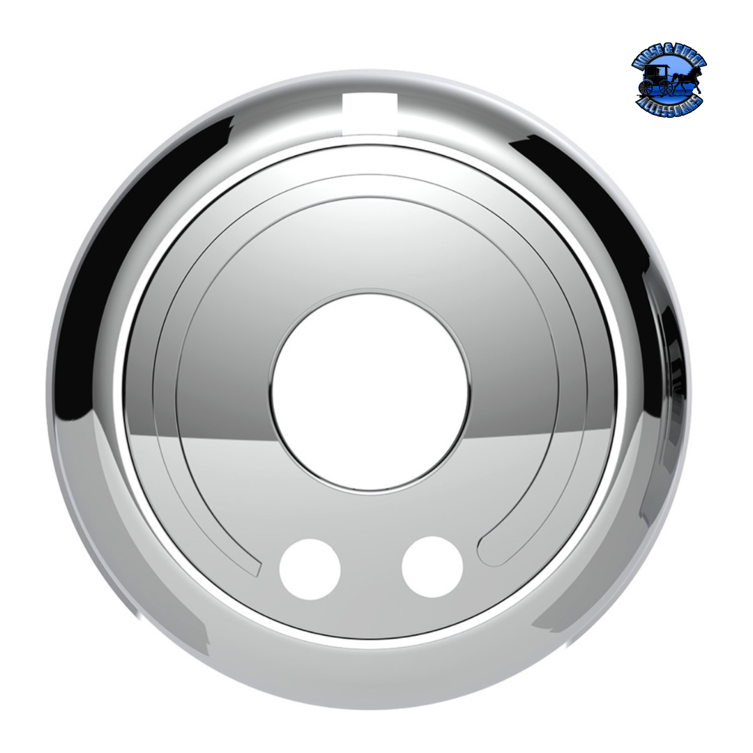 CHROME PLASTIC A/C CONTROL 6-PIECE DIAL COVERS FOR 2018-2023 FREIGHTLI ...