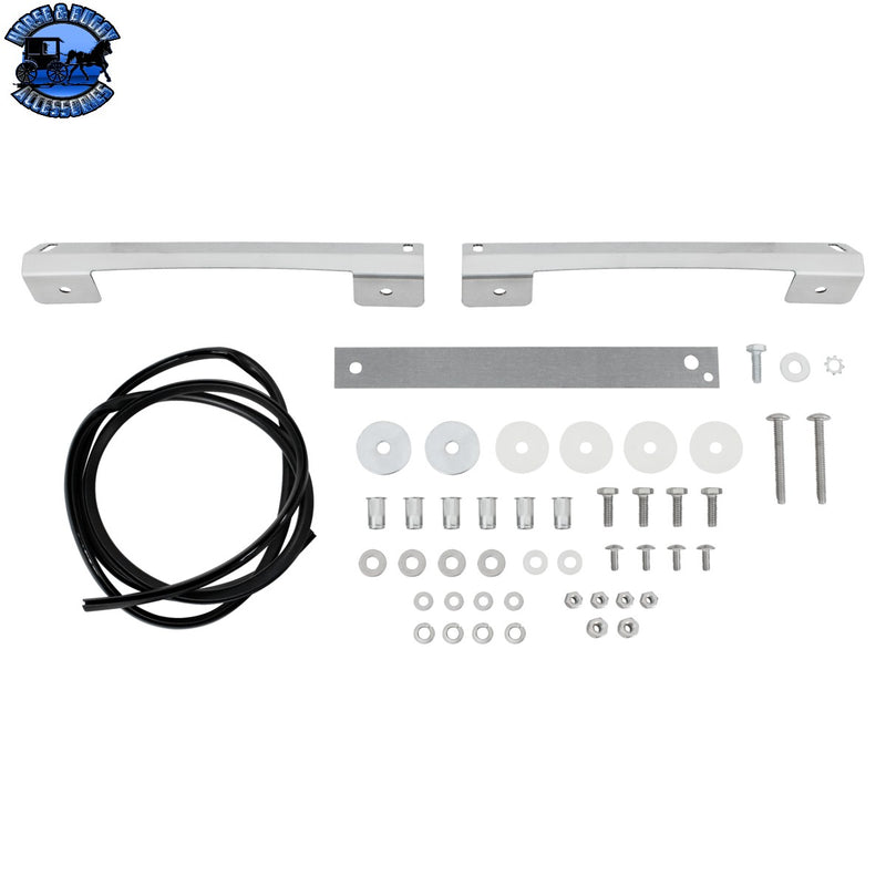 UP-29127 430 Stainless Steel Bug Shield For 2022-2026 Kenworth T680 ...