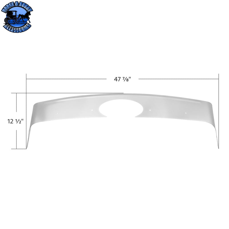 UP-29137 430 Stainless Steel Bug Shield For 2022-2026 Peterbilt 579 ...