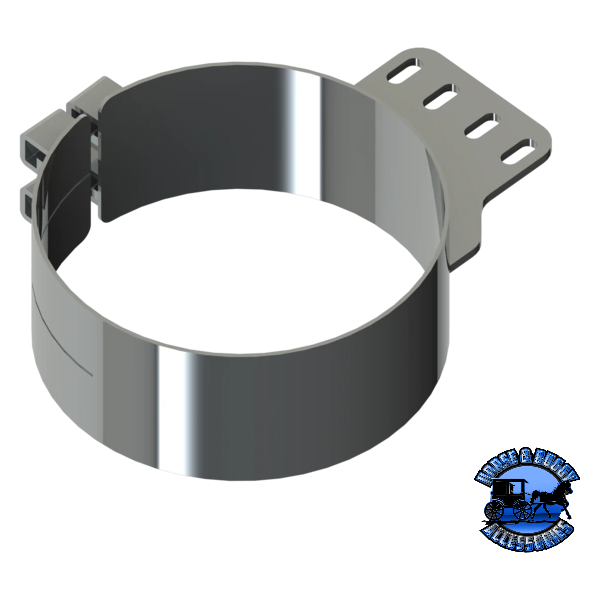50-03063 6" 4-Holed Kenworth Clamp — Horse & Buggy Accessories