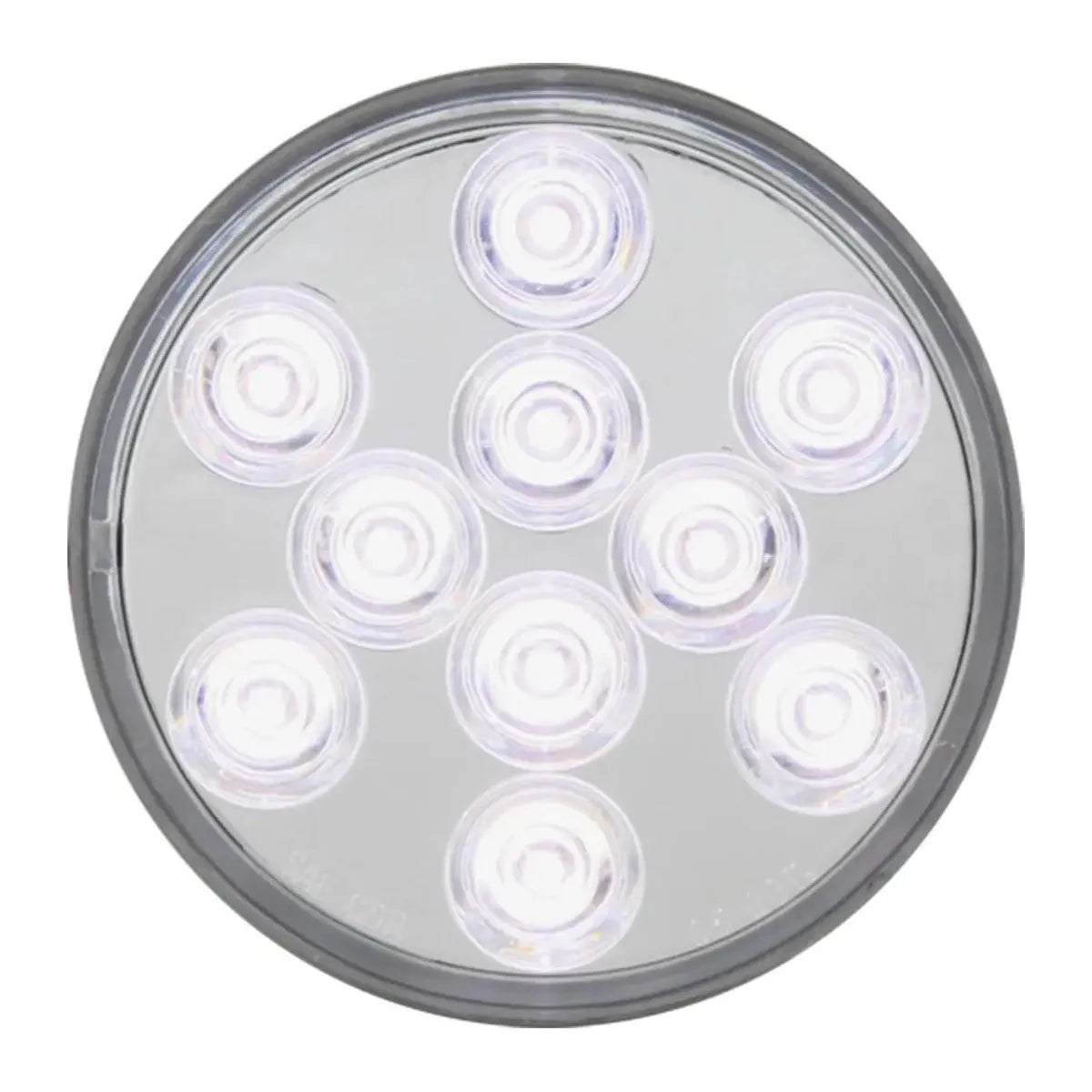 4" HIGHWAY WHITE/CLEAR 10 LED SEALED LIGHT — Horse & Buggy Accessories