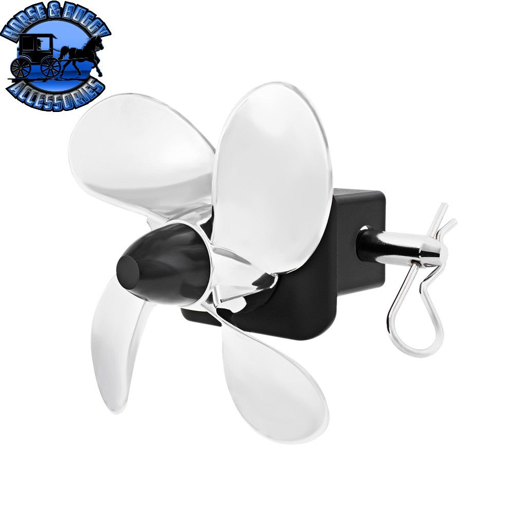 UP-90060 SPINNING PROPELLER HITCH COVER FOR 2"X2" TRAILER HITCH RECEIV ...