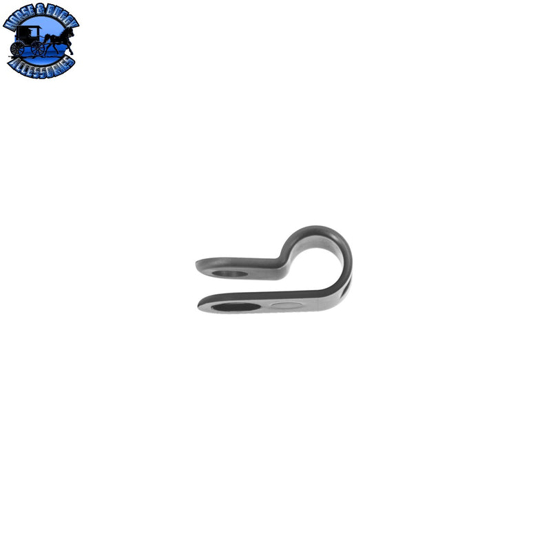 UP-98509 1/4" Black Nylon Cable Clamp (25-Pack) — Horse & Buggy Accessories