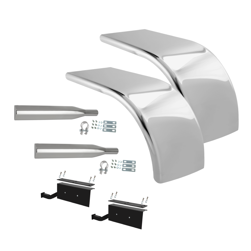#BA505HT-KIT Hogebuilt 72" Half Fender Stainless Steel Pair (Includes ...