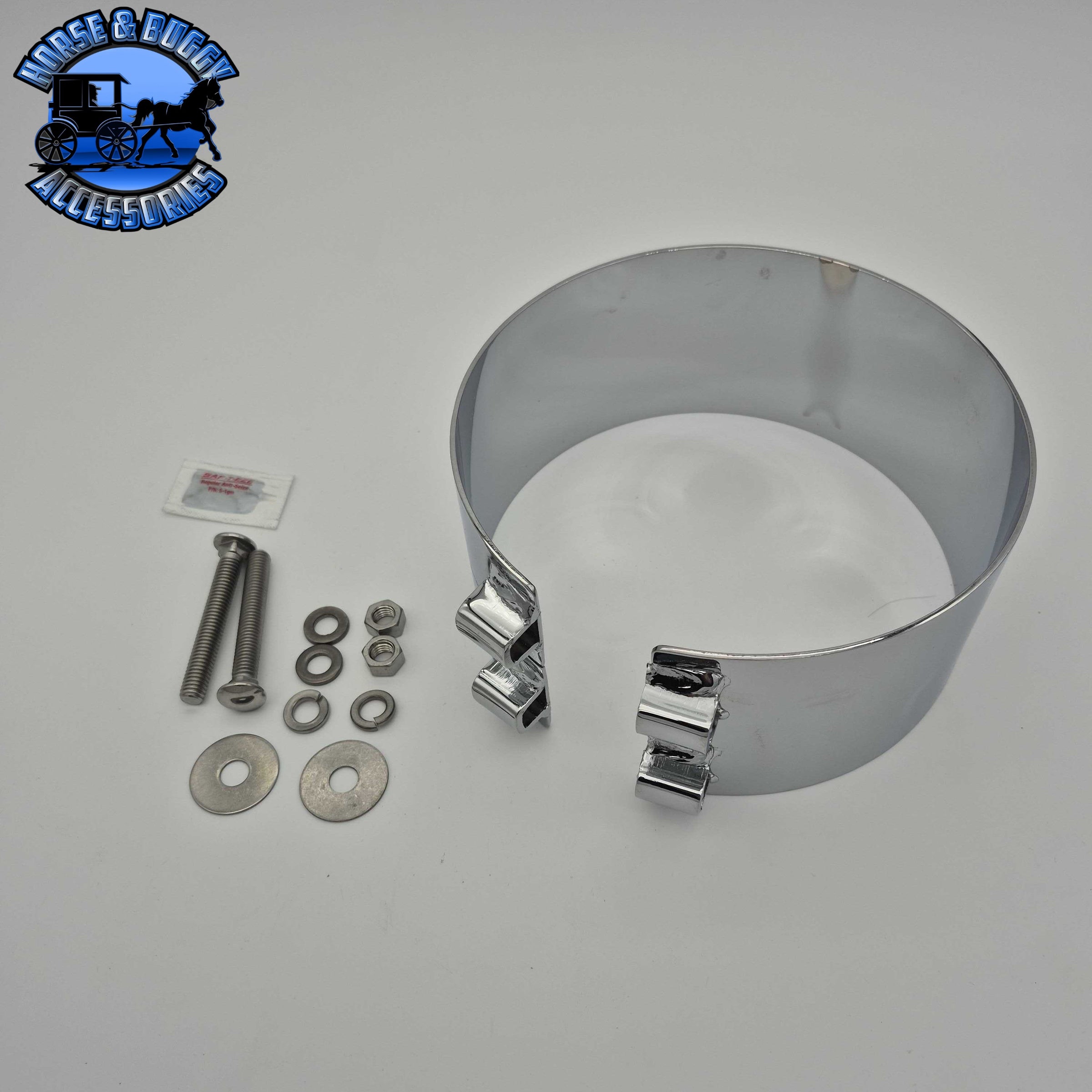 DP-50BJ-600SCP 6'' BRACKETLESS EXHAUST CLAMP — Horse & Buggy Accessories