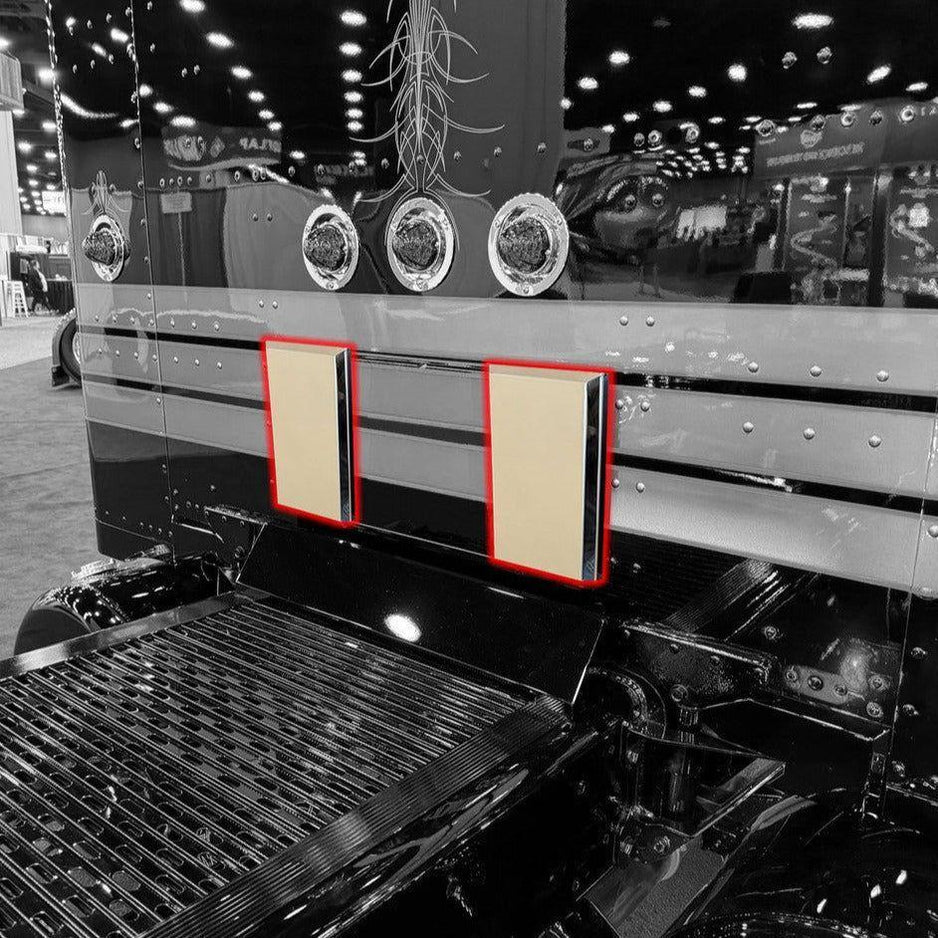 Peterbilt 589 Vent Covers - Ghost Mount - 2-Piece — Horse & Buggy ...