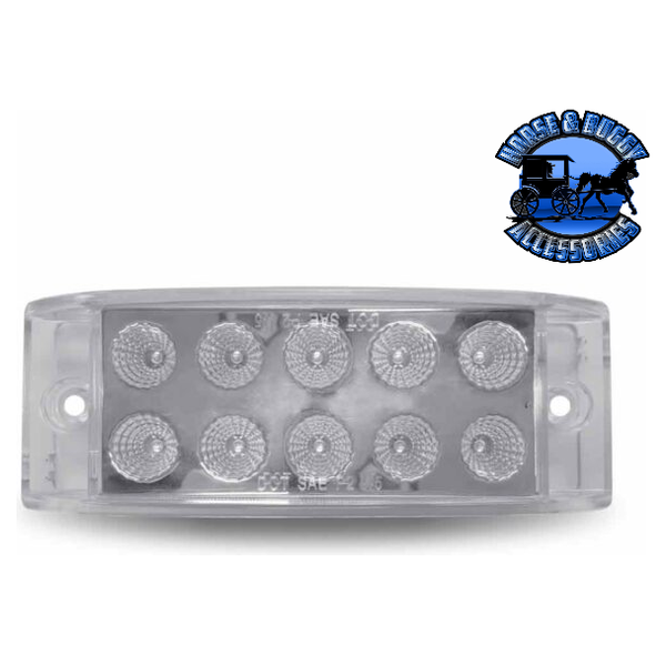 2"x 6" Rectangular Trux Dual Revolution LEDs (Choose Color) — Horse ...