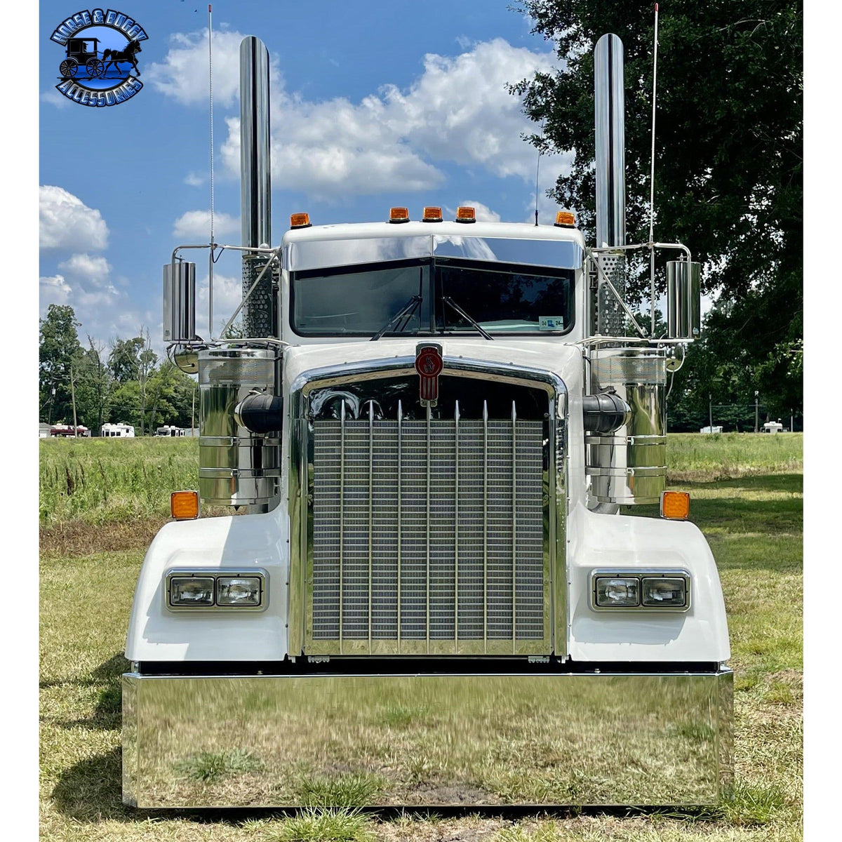 Rollin low Kenworth 7" x 5" Reverse Bowtie Visor Fits-Flat Glass Model ...