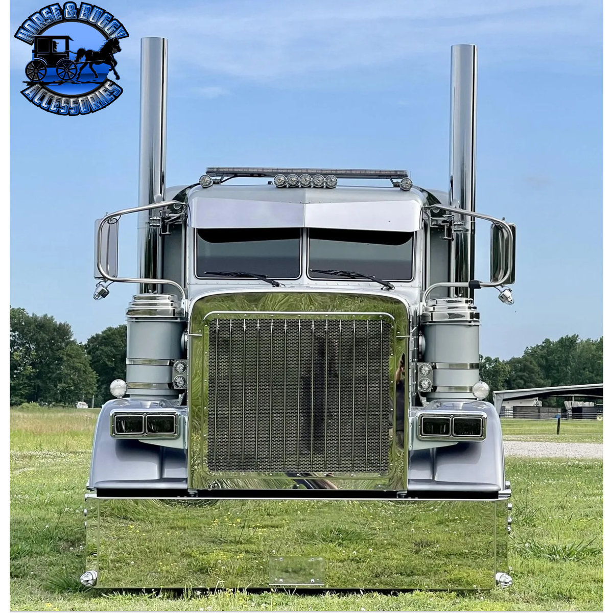 2 Piece Bus Windshield Glass For Peterbilt 379, 388, 389 — Horse ...