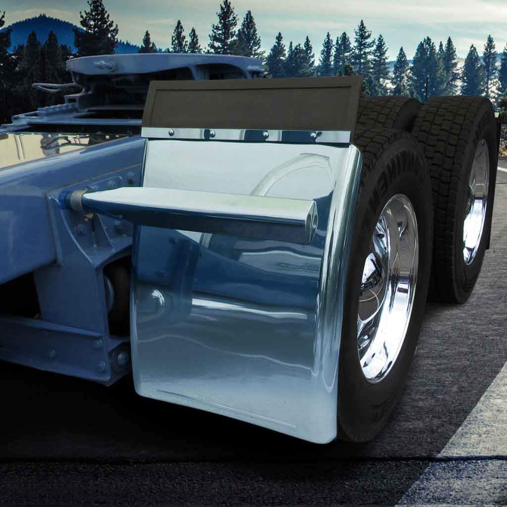 TFEN-Q31BL 31″ Smoke & Mirror Triangle Mount Long Straight Drop Quarte ...