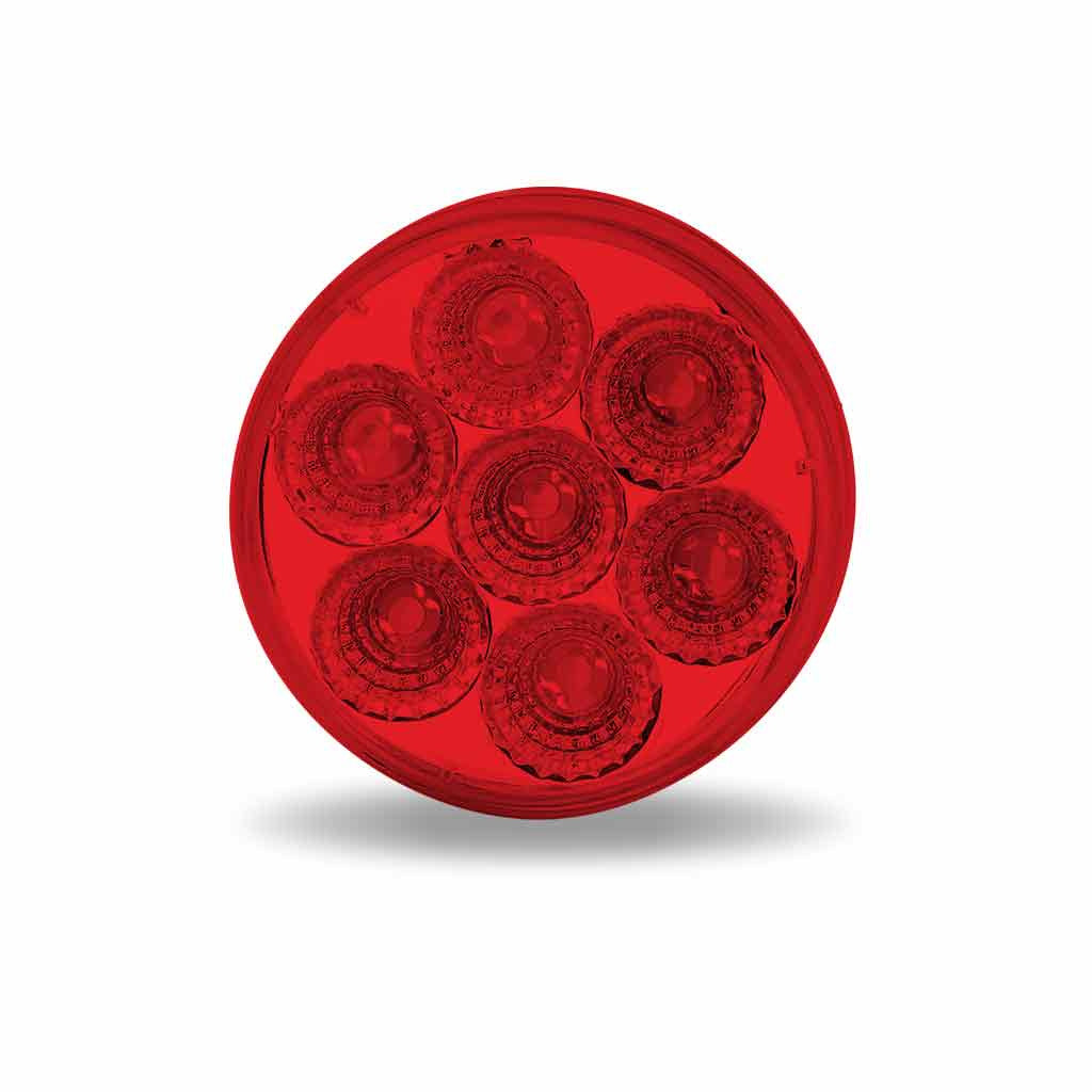 TLED-2XR 2" Round Red LED (7 Diodes) — Horse & Buggy Accessories