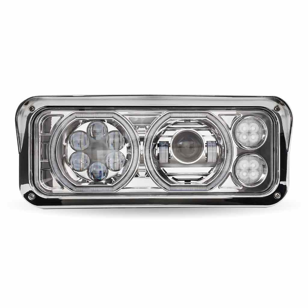 TLED-H120 Universal LED Projector Headlight Assembly with Glow Positio ...