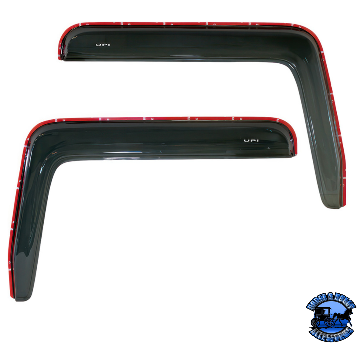 WINDOW VENT VISOR FOR PETERBILT 379 - SMOKE (PAIR) #91500 — Horse ...