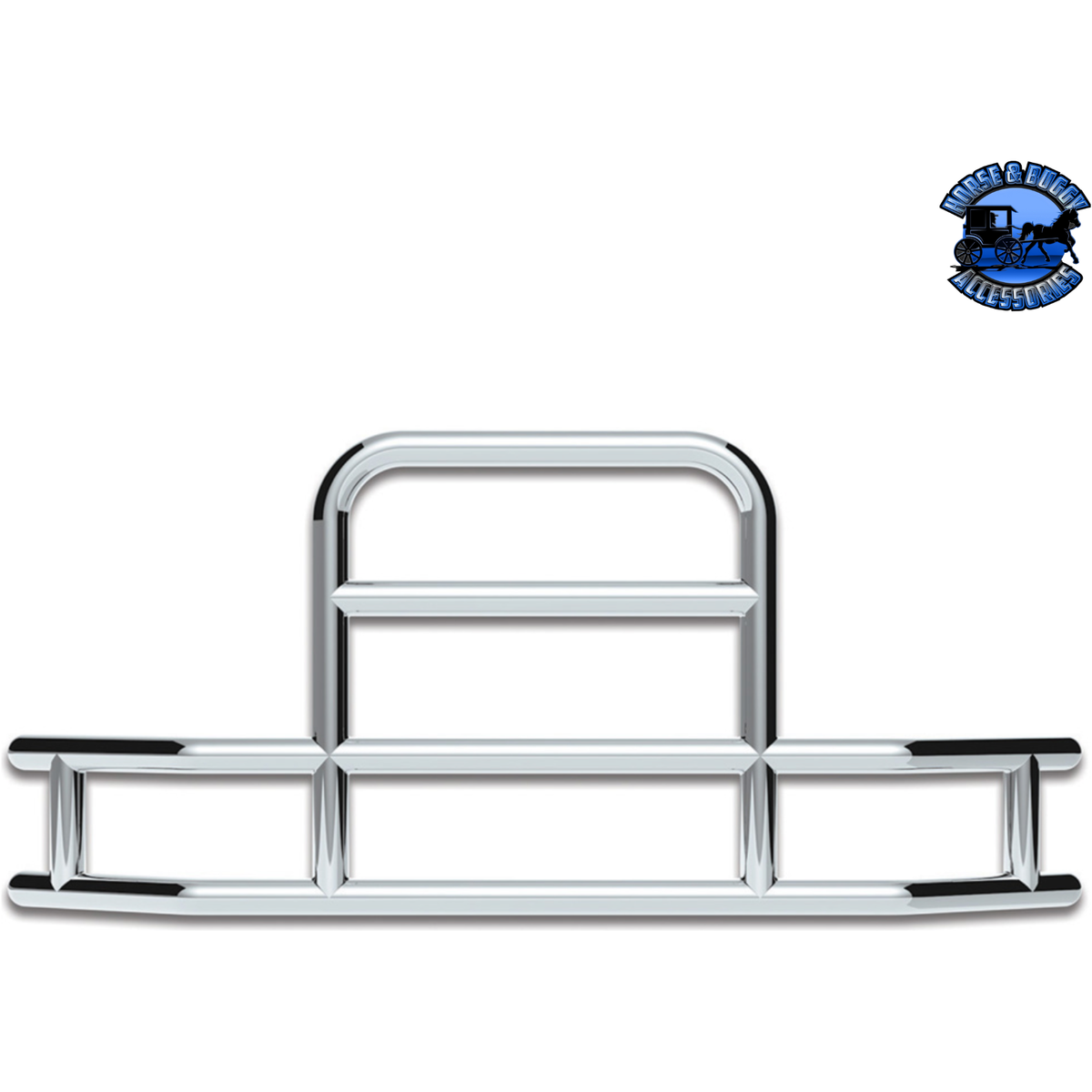 HIGHWAYSHIELD I85-304 STAINLESS STEEL GRILLE GUARD & BRACKET KIT (Choo ...