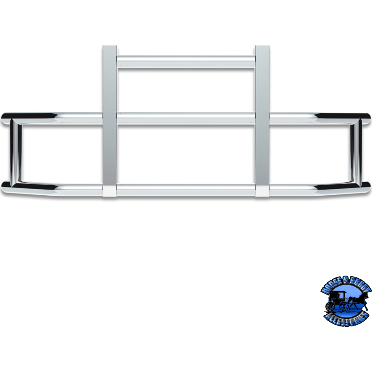 HIGHWAYSHIELD I25 R-304 STAINLESS STEEL GRILLE GUARD & BRACKET KIT (Ch ...