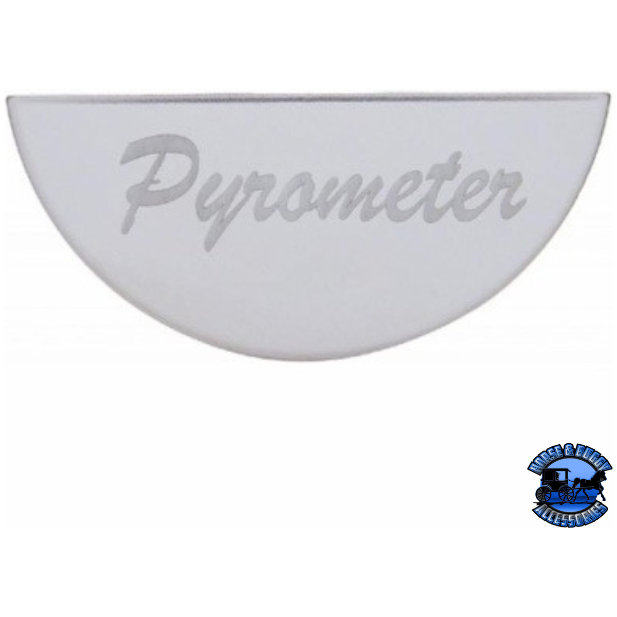 GAUGE PLATE FOR PETERBILT - PYROMETER #48054 — Horse & Buggy Accessories