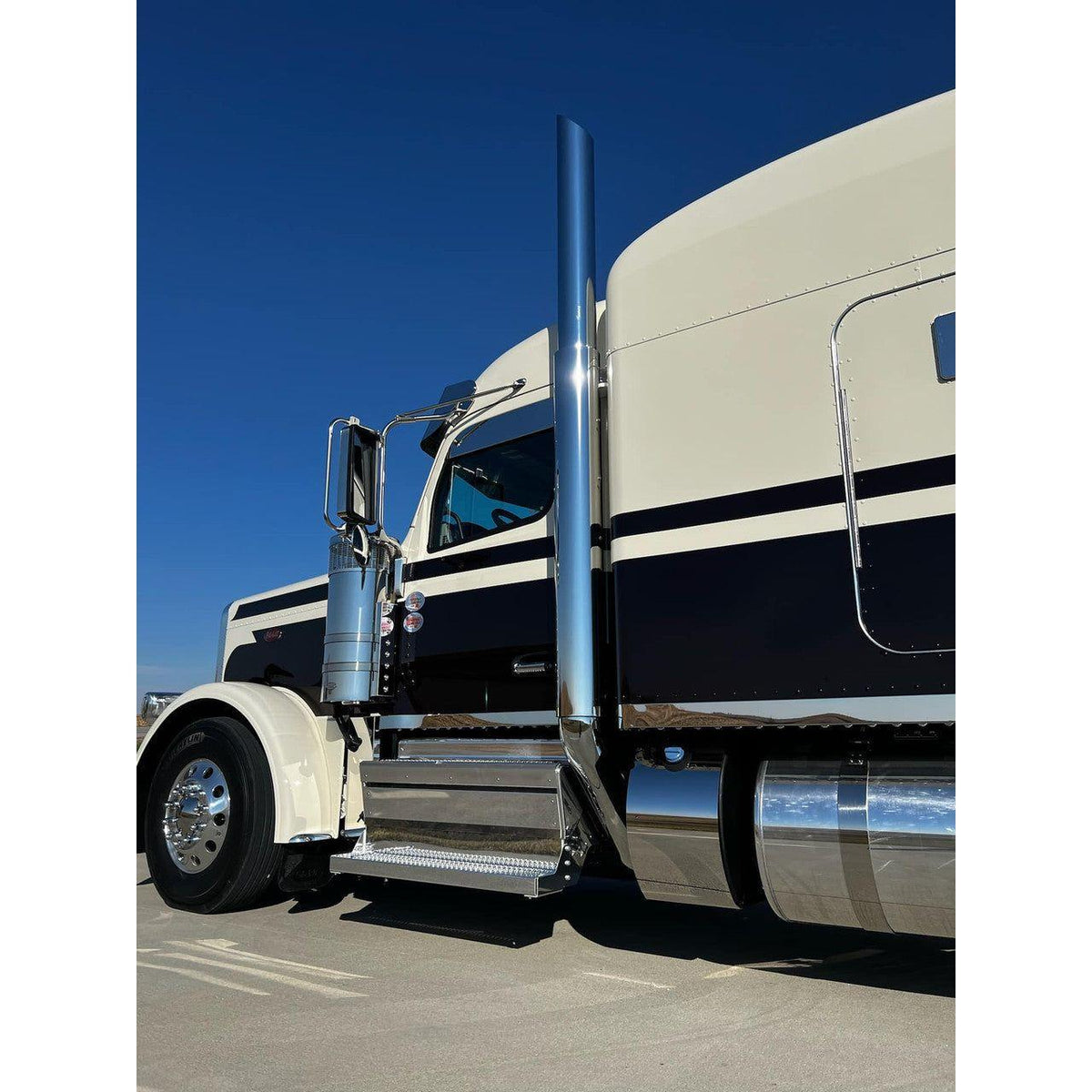 IC159001-14 Peterbilt 589 OEM Exhaust Shields Iowa Customs (Sold in Pa ...