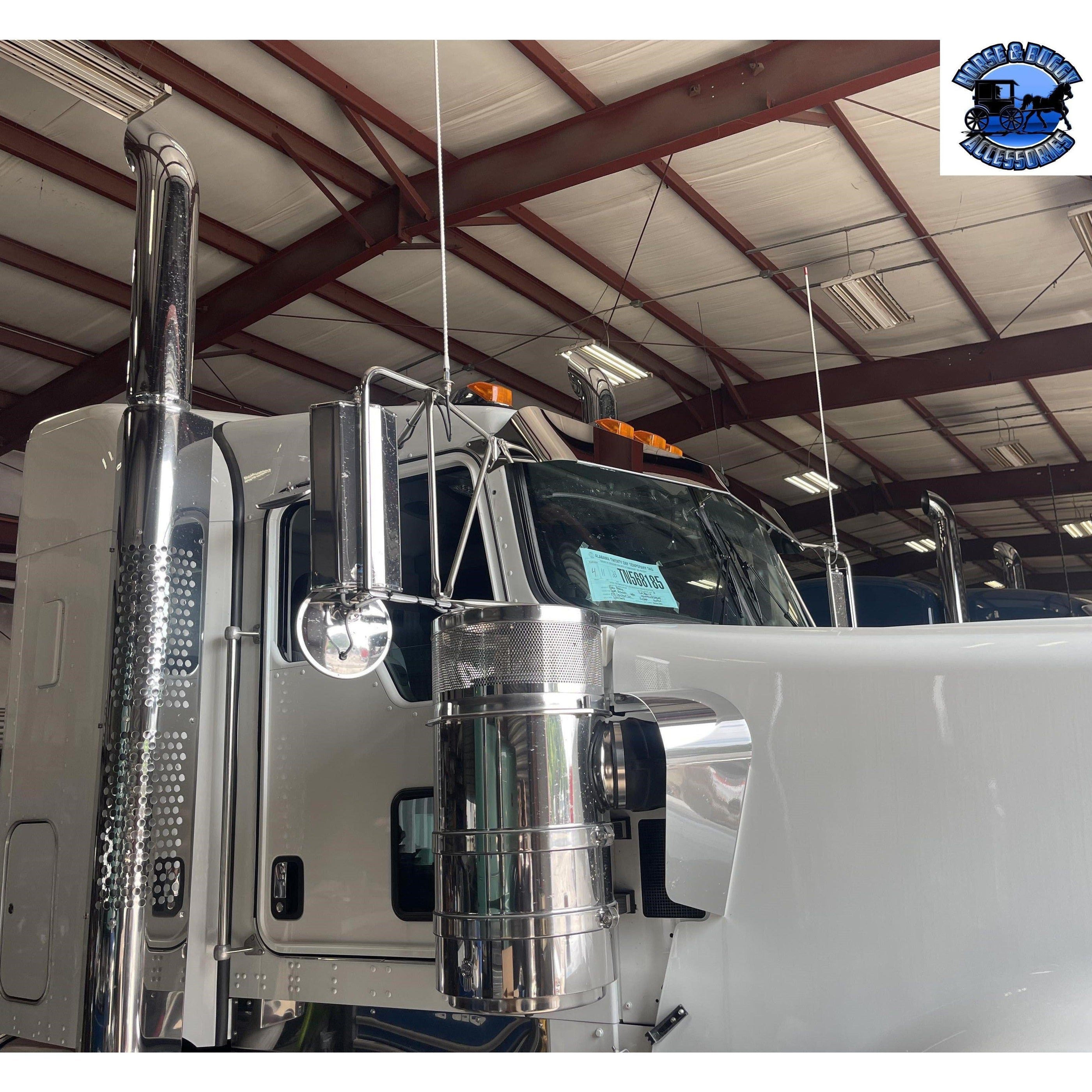 Rollin low Kenworth (COLT) 8" x 5" bowtie visor fits-aero cab models ...