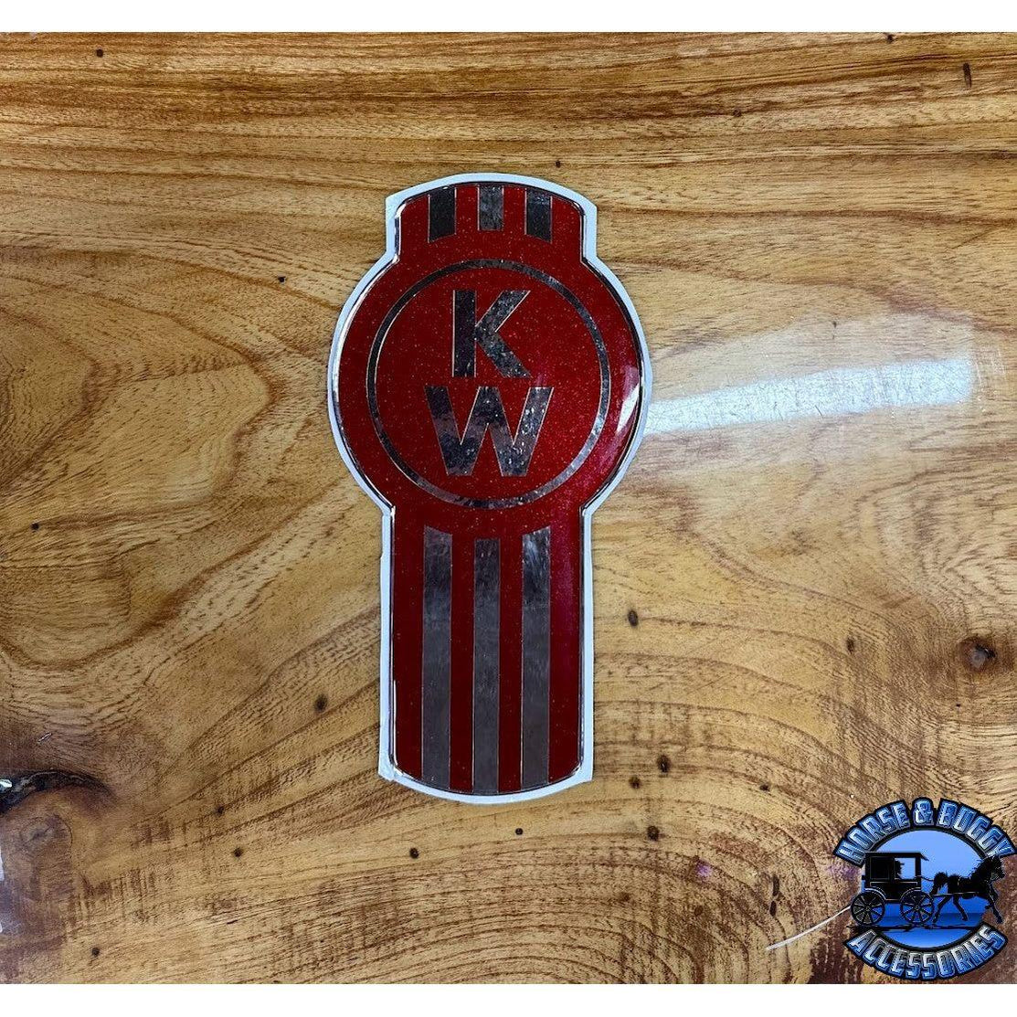 Custom Kenworth Emblem Decal Made In The USA (Choose Color) — Horse ...