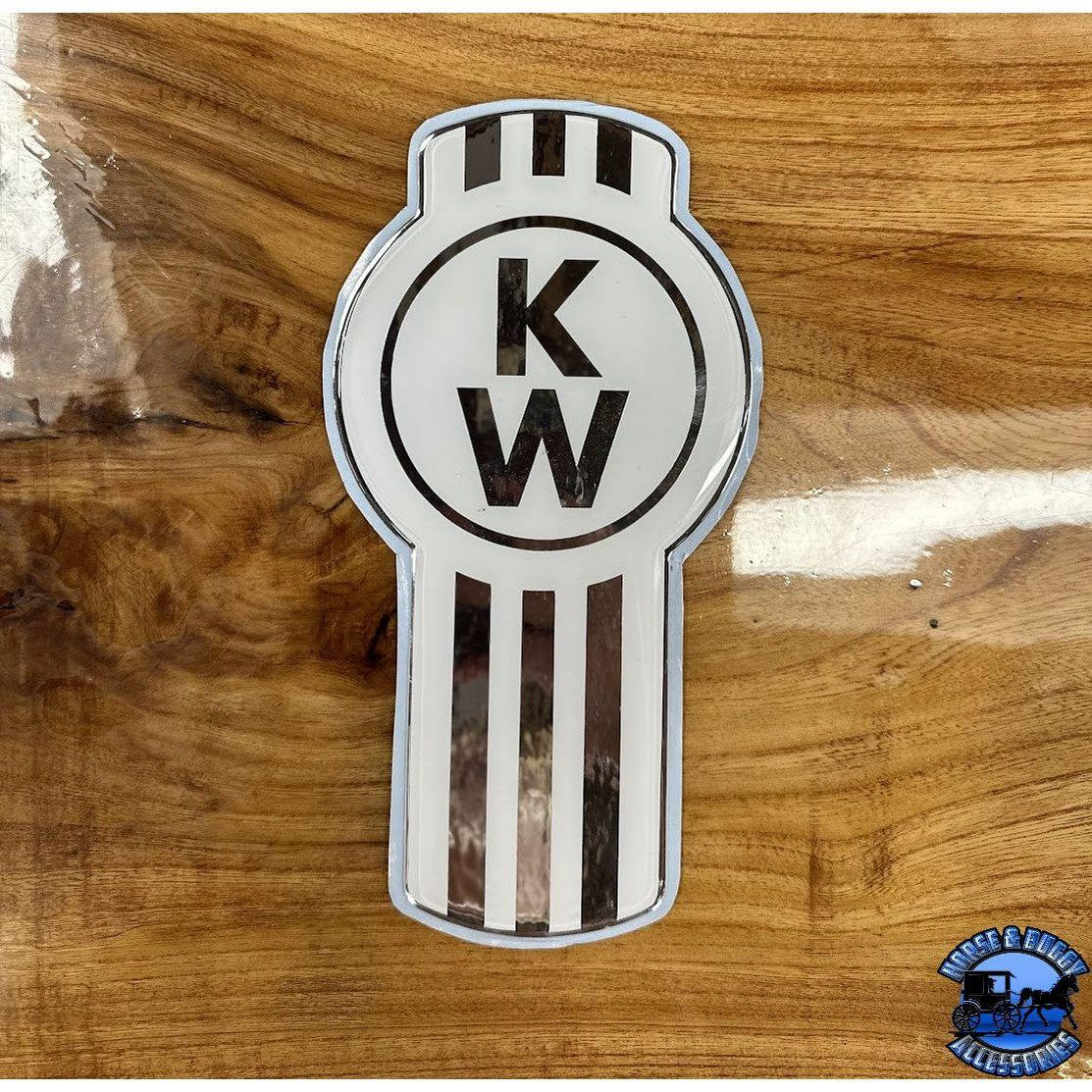Custom Kenworth Emblem Decal Made In The USA (Choose Color) — Horse ...
