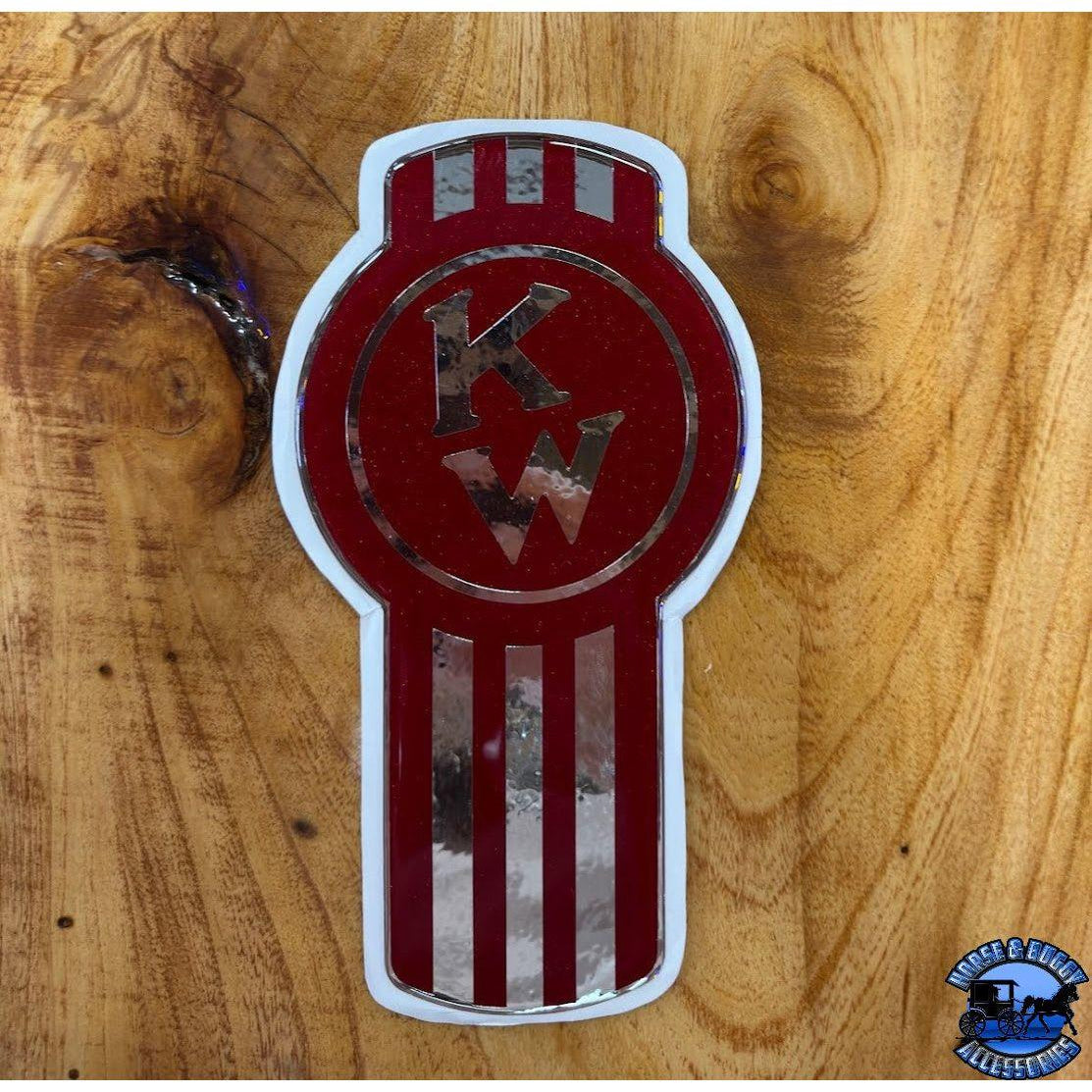 Custom Kenworth Emblem Decal Made In The USA (Choose Color) — Horse ...