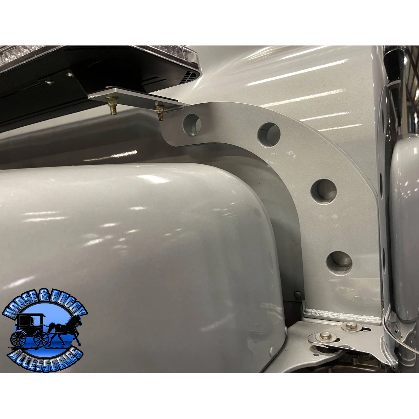 Strobe light bar brackets, for Peterbilt (high rise,raised roof cabs ...