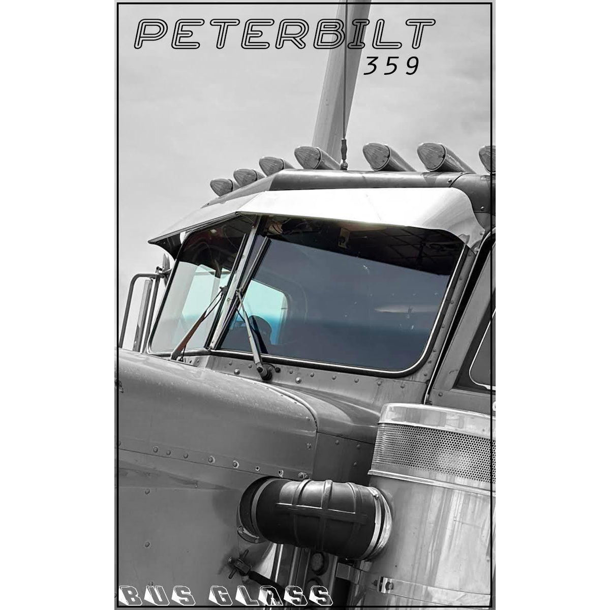 2 Piece Window Bus Glass For Peterbilt 359 #pft-bg-359 — Horse & Buggy ...
