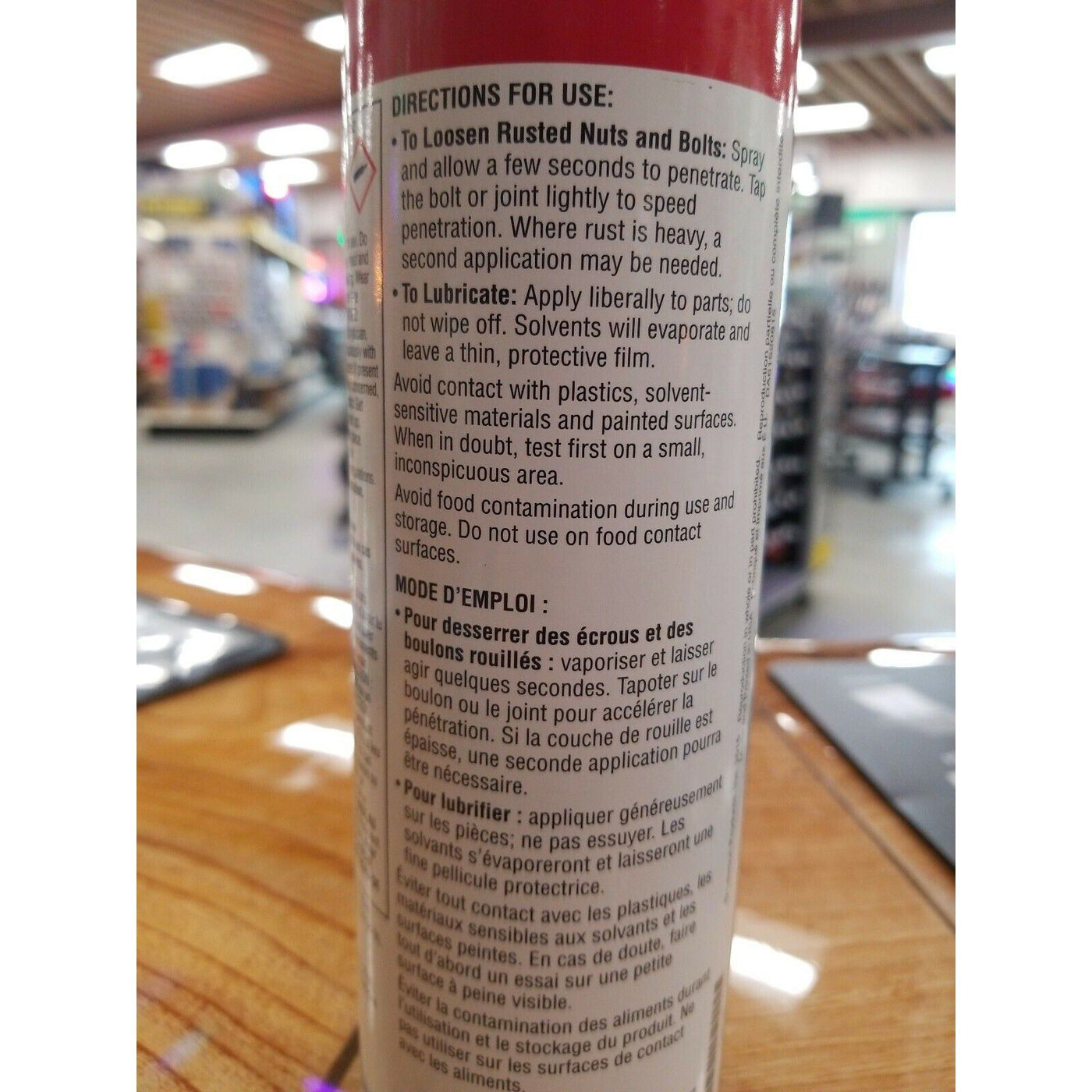 rust penetrating oil rusty bolt nut open and shut stuck fittings new L ...