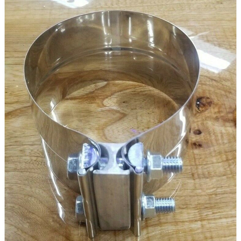dp-50tq-500s 5" universal pre-formed Band Clamp Torctite Stainless Exh ...
