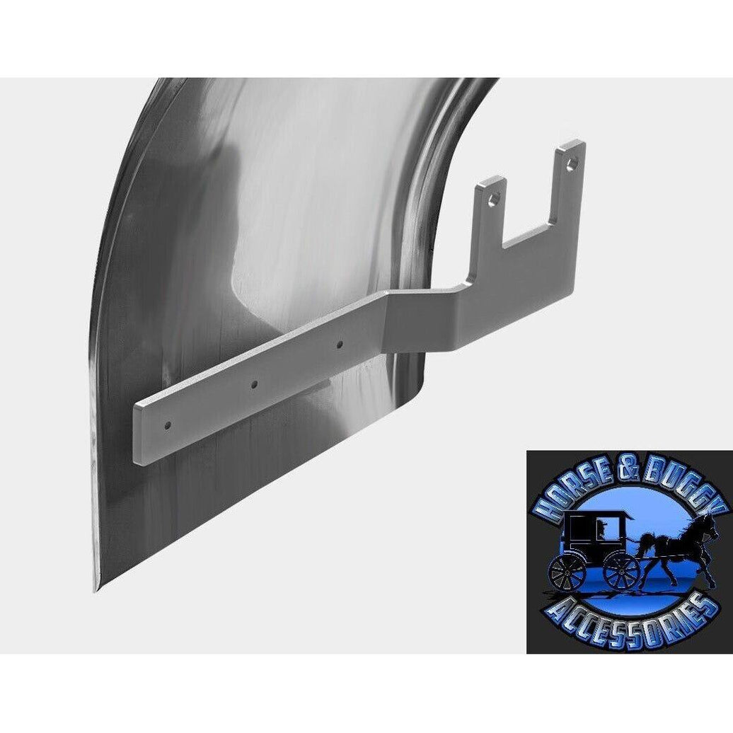 Shift blind mount front brackets for half fenders Peterbilt Low Airlea — Horse & Buggy Accessories